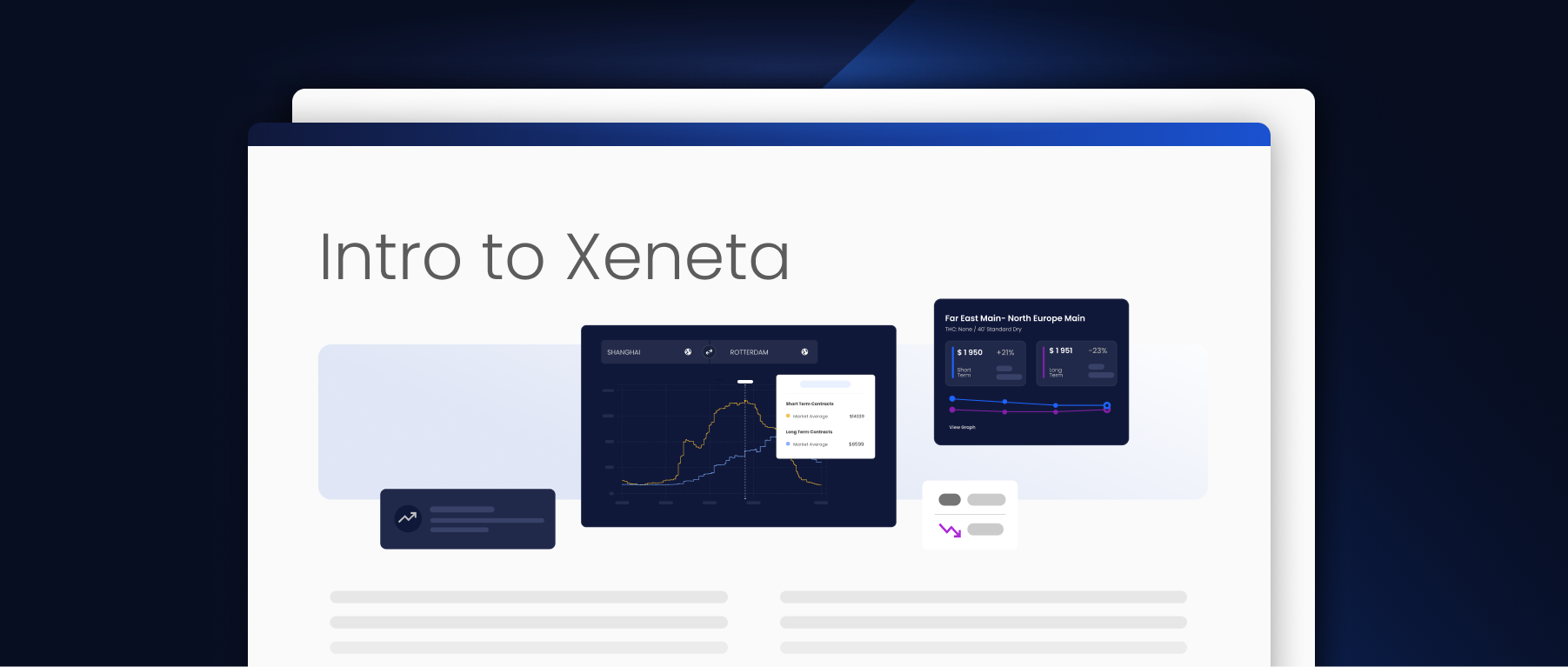 Xeneta | Discover the leading ocean and air freight market analytics